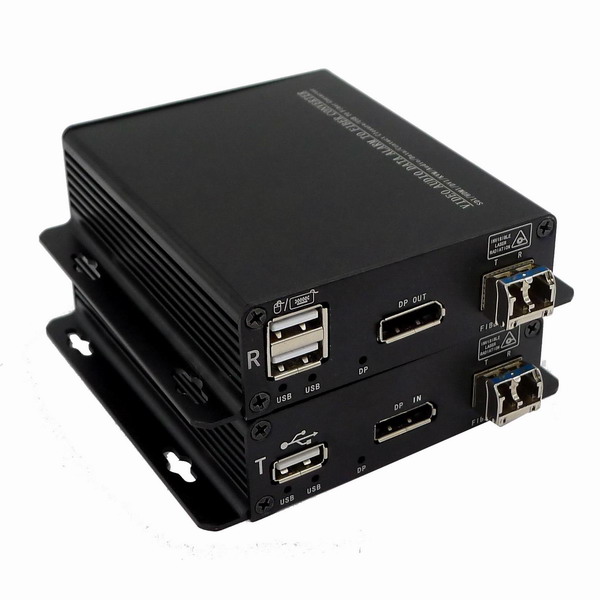 Displayport To Fiber Converter with USB